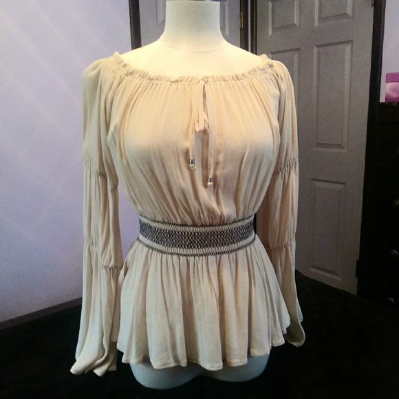 Double Zero | Tops | Renaissance Boho Style Top | Poshmark